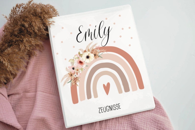 Zeugnismappe mit Name Zeugnisordner personalisiert Geschenkidee für ...