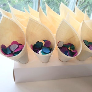 Confetti Cone Holder, Wedding Confetti Ice Cream Cone Stand Tray ...