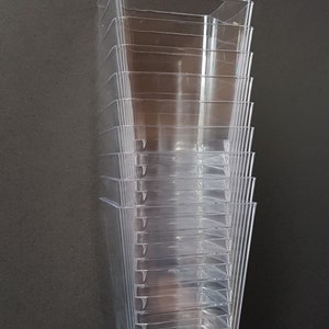 10 X Mini Dessert Cups, Rectangular Cups, Disposable Mini Cups Dessert ...
