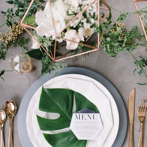 10 Sml X Monstera Leaf, Leaf Placemat, Tropical Leaves, Artificial Leaf ...