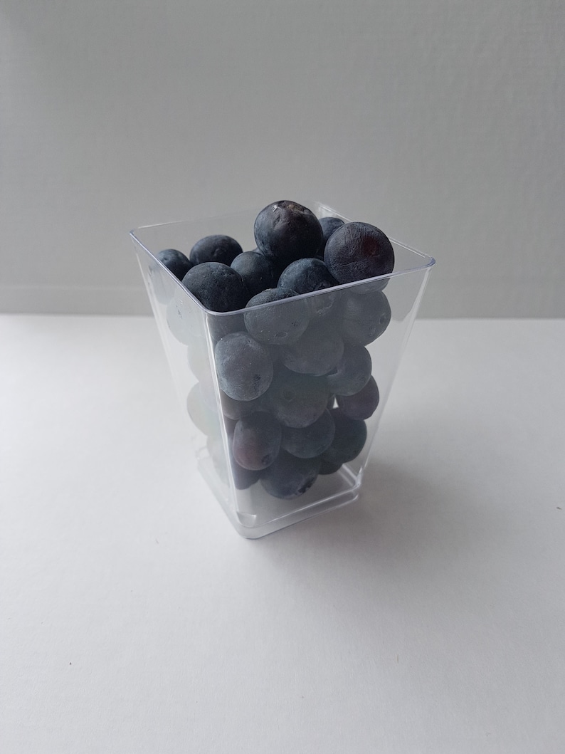 10 X Mini Dessert Cups Rectangular Cups Disposable Mini Cups - Etsy ...