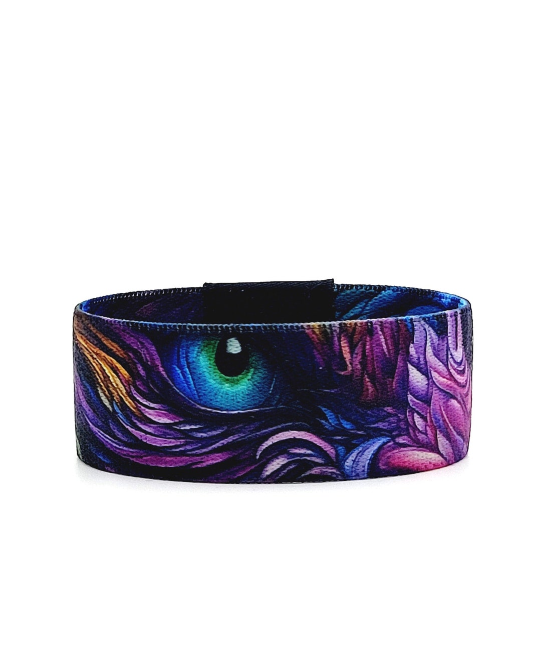 Lucky Blue Eye ,customizable Elastic Wristband, Bright Colors ...