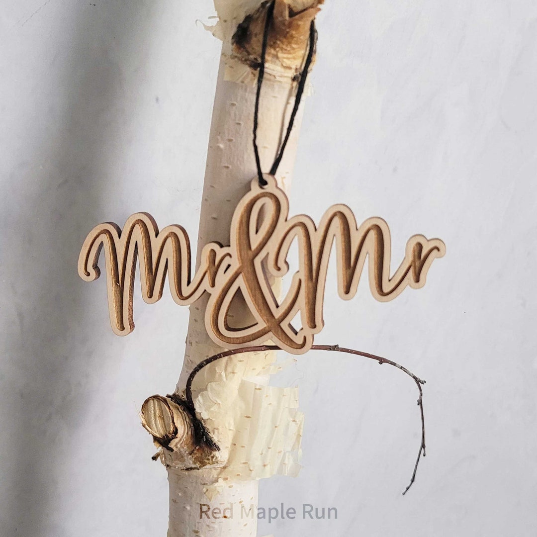 Couples Ornament- Gift Tag- Wedding Ornament - Etsy
