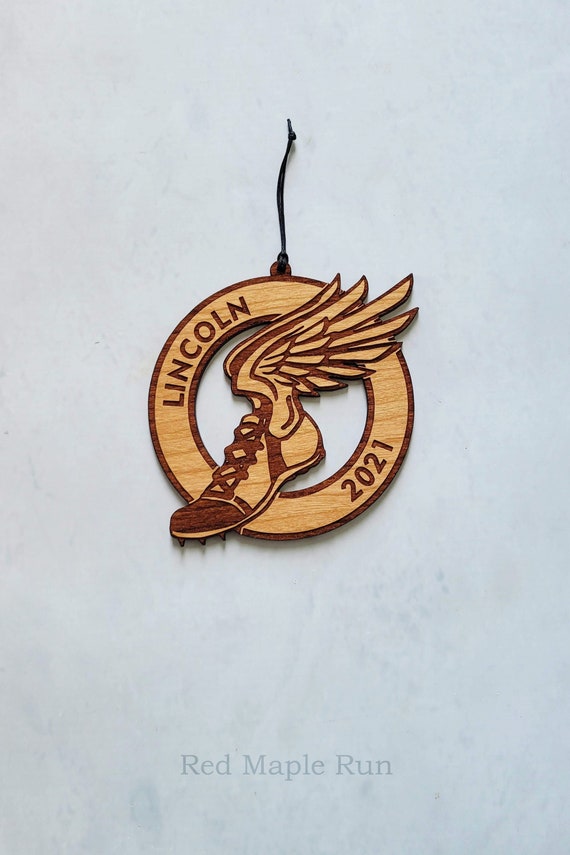 Personalized Cross Country Track and Field Runner Wooden | Etsy