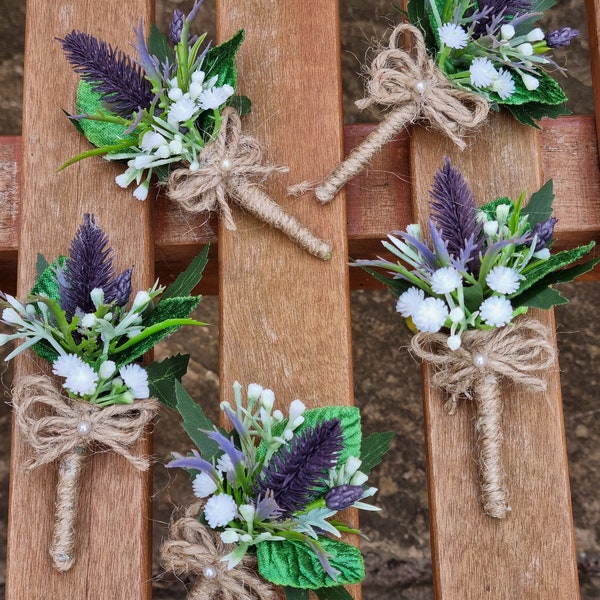 Rustic Buttonholes - Etsy UK