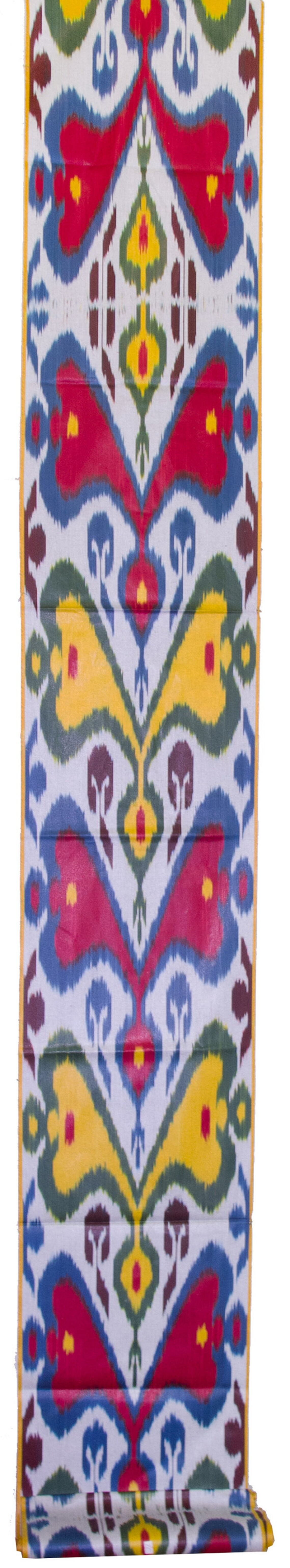 Exclusive Silk Cotton Ikat Fabric From Uzbekistan 50 - Etsy