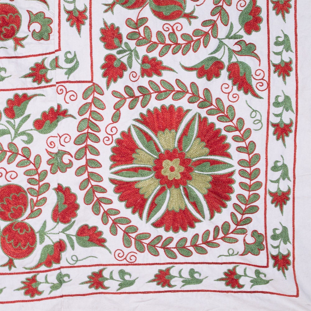 Amazing Antique Design Handmade Needle Work Suzani From - Etsy
