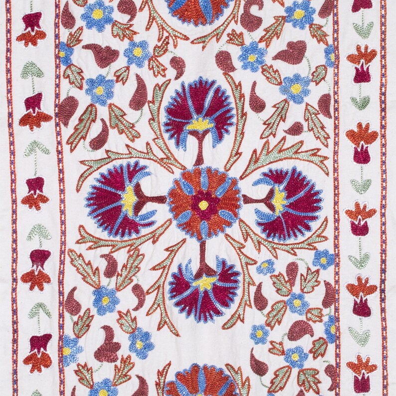 Amazing Antique Design Handmade Needle Work Suzani From Uzbekistan 283 ...