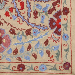 Soft Silk Handmade Needle Work Suzani From Bukhara / - Etsy