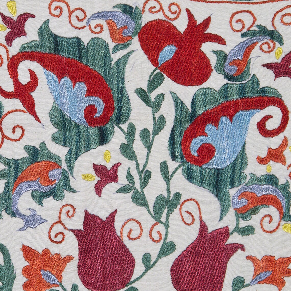 Amazing Antique Design Handmade Silk Suzani From Uzbekistan - Etsy
