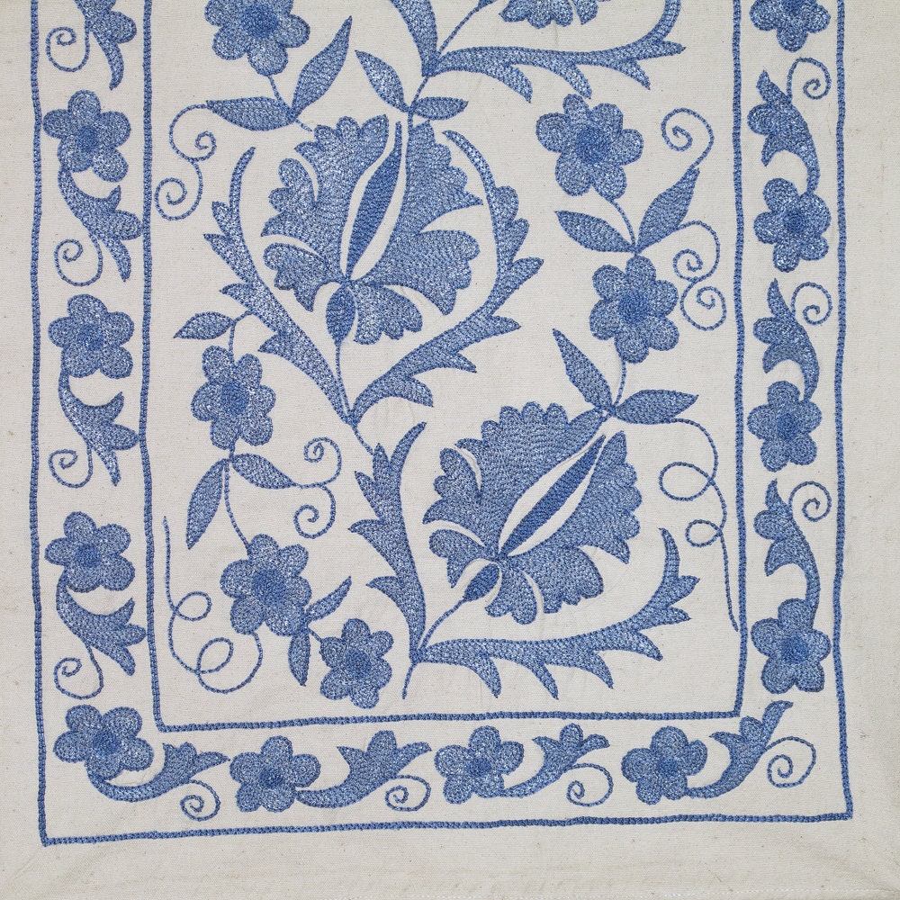 Amazing Antique Design Handmade Needle Work Suzani From Uzbekistan 423 ...