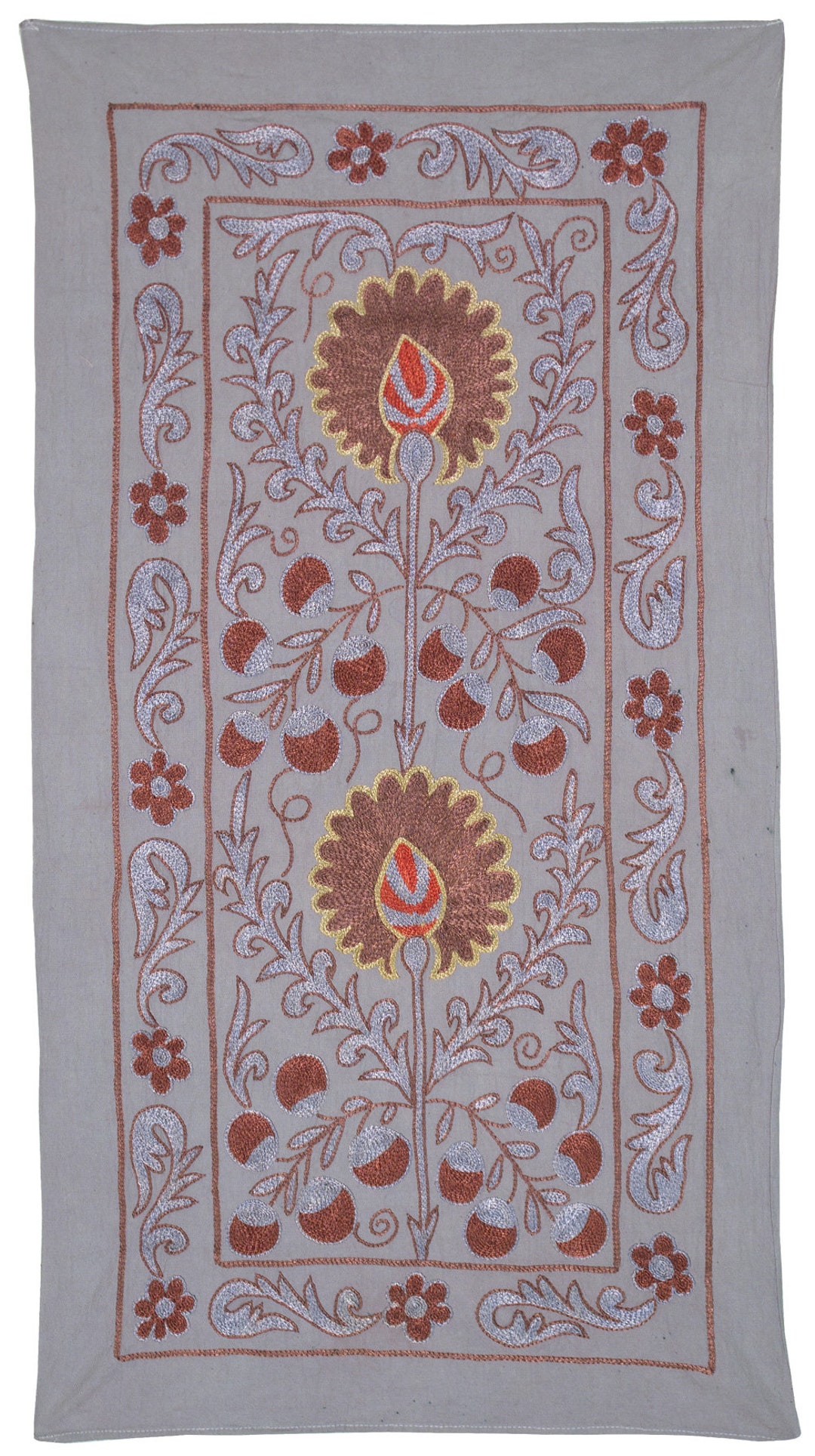 Amazing Antique Design Handmade Needle Work Suzani From Uzbekistan 244 ...