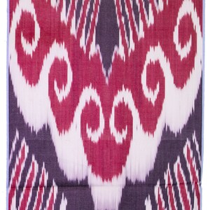 Exclusive Silk Cotton Ikat Fabric From Uzbekistan (40) - Etsy