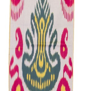 Exclusive Silk Cotton Ikat Fabric From Uzbekistan (46) - Etsy