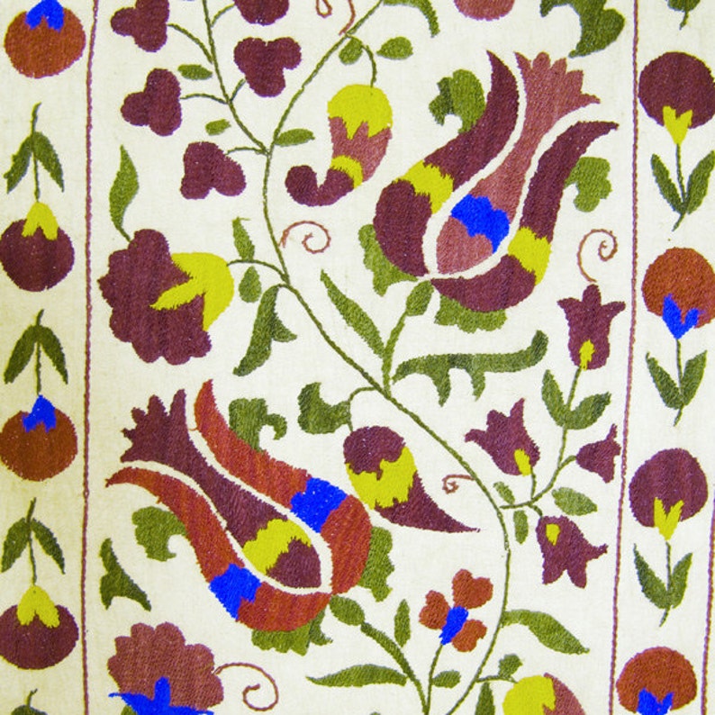 Amazing Antique Design Handmade Suzani From Uzbekistan / Bukhara 1037 ...