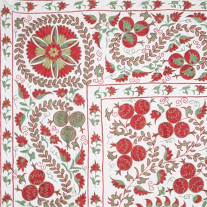 Amazing Antique Design Handmade Needle Work Suzani From Uzbekistan 233 ...