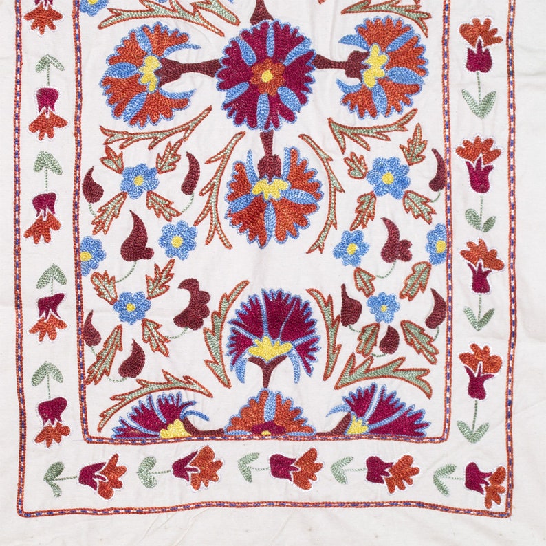 Amazing Antique Design Handmade Needle Work Suzani From Uzbekistan 283 ...
