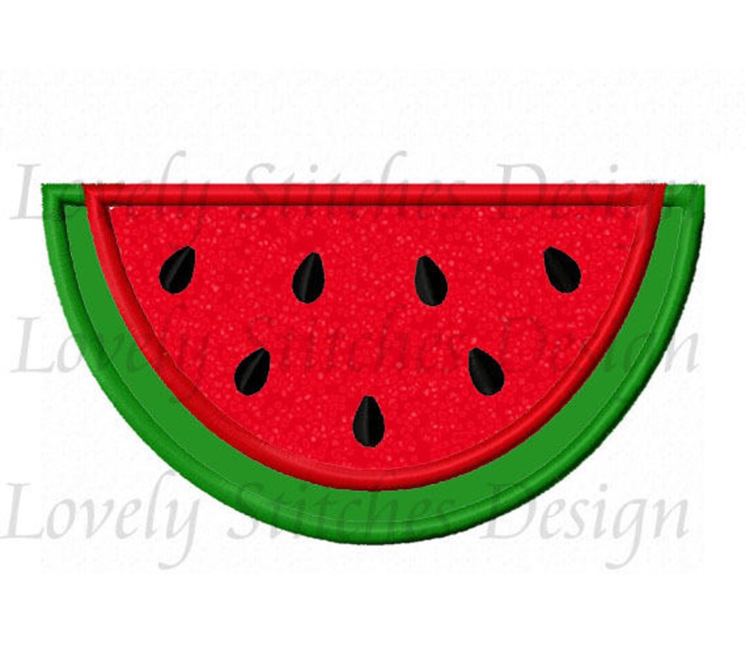 Watermelon Applique Machine Embroidery Design NO:0607 - Etsy