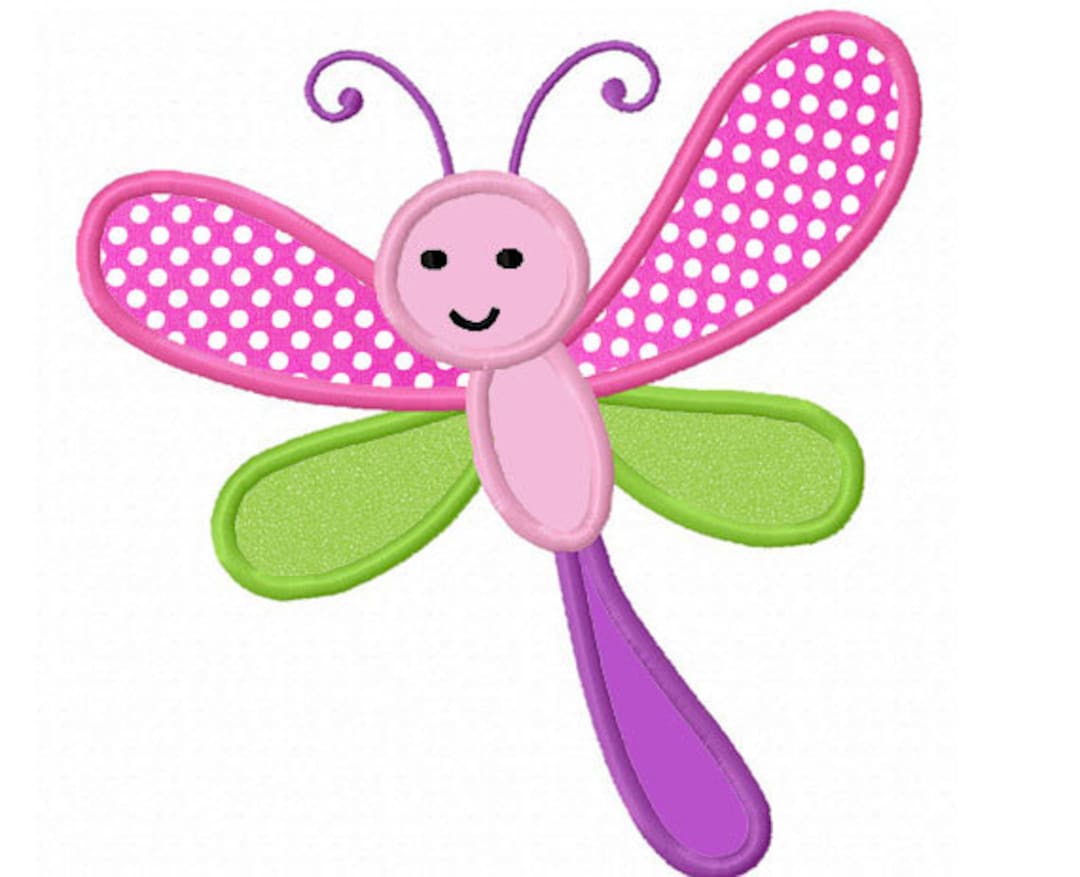 Dragonfly Applique Machine Embroidery Design NO:0027 - Etsy