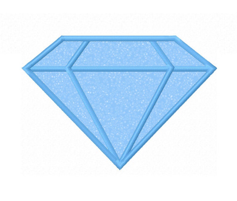 Diamond Applique Machine Embroidery Design NO:0132 - Etsy