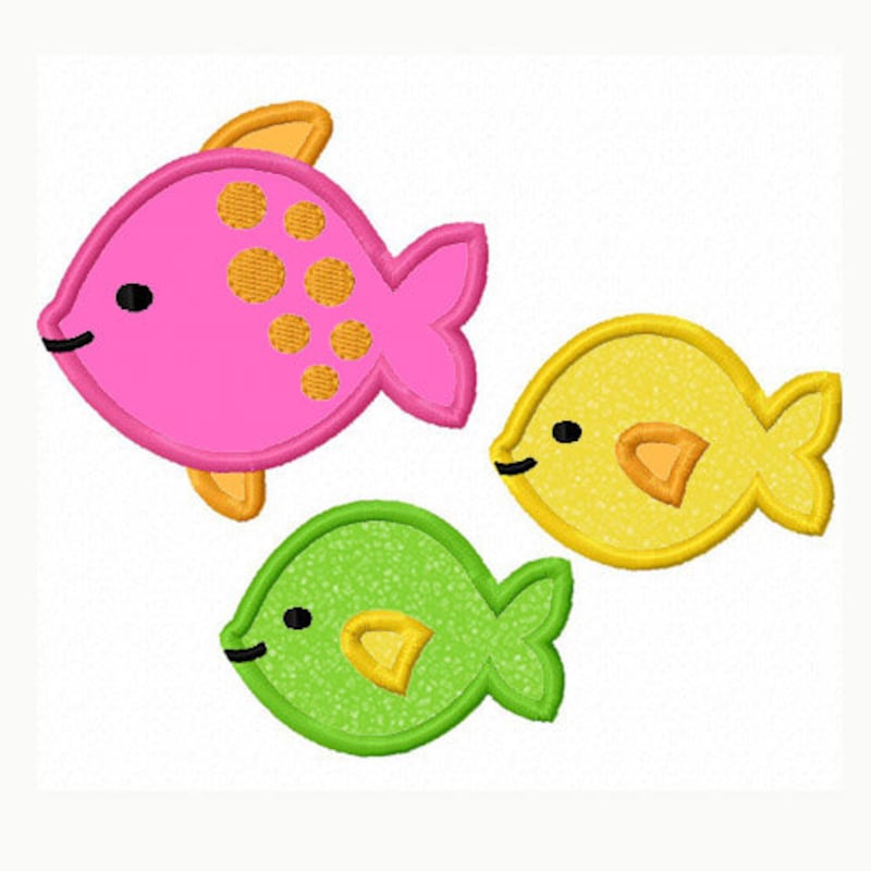 Fish Appliques - Etsy