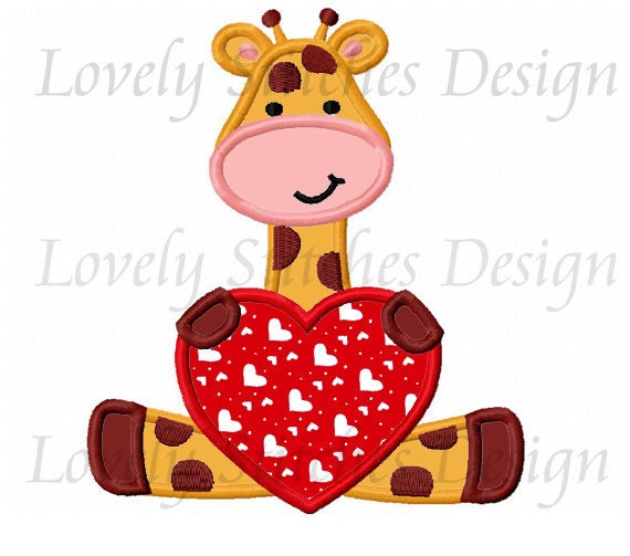 Giraffes Making Hearts