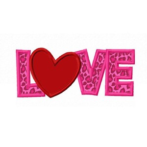 LOVE Applique Machine Embroidery Design NO:0118 - Etsy