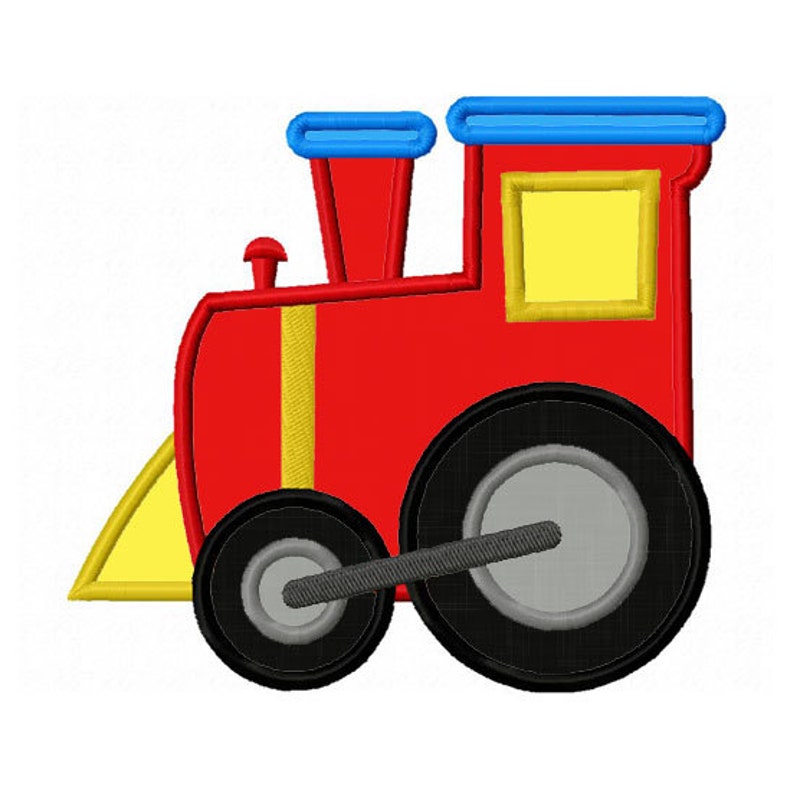 Train Applique - Etsy
