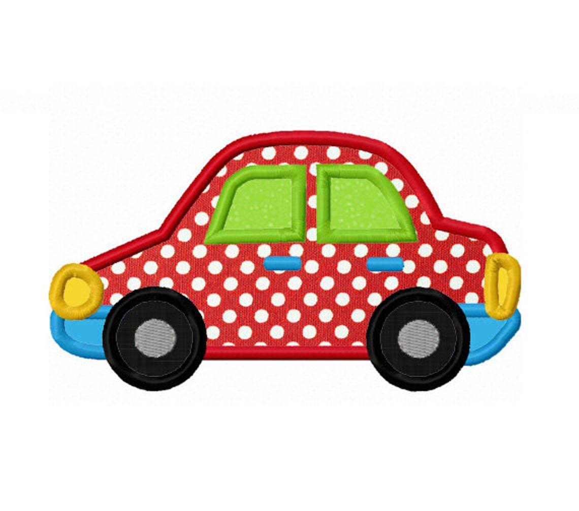 Car Applique Machine Embroidery Design NO:0150 - Etsy