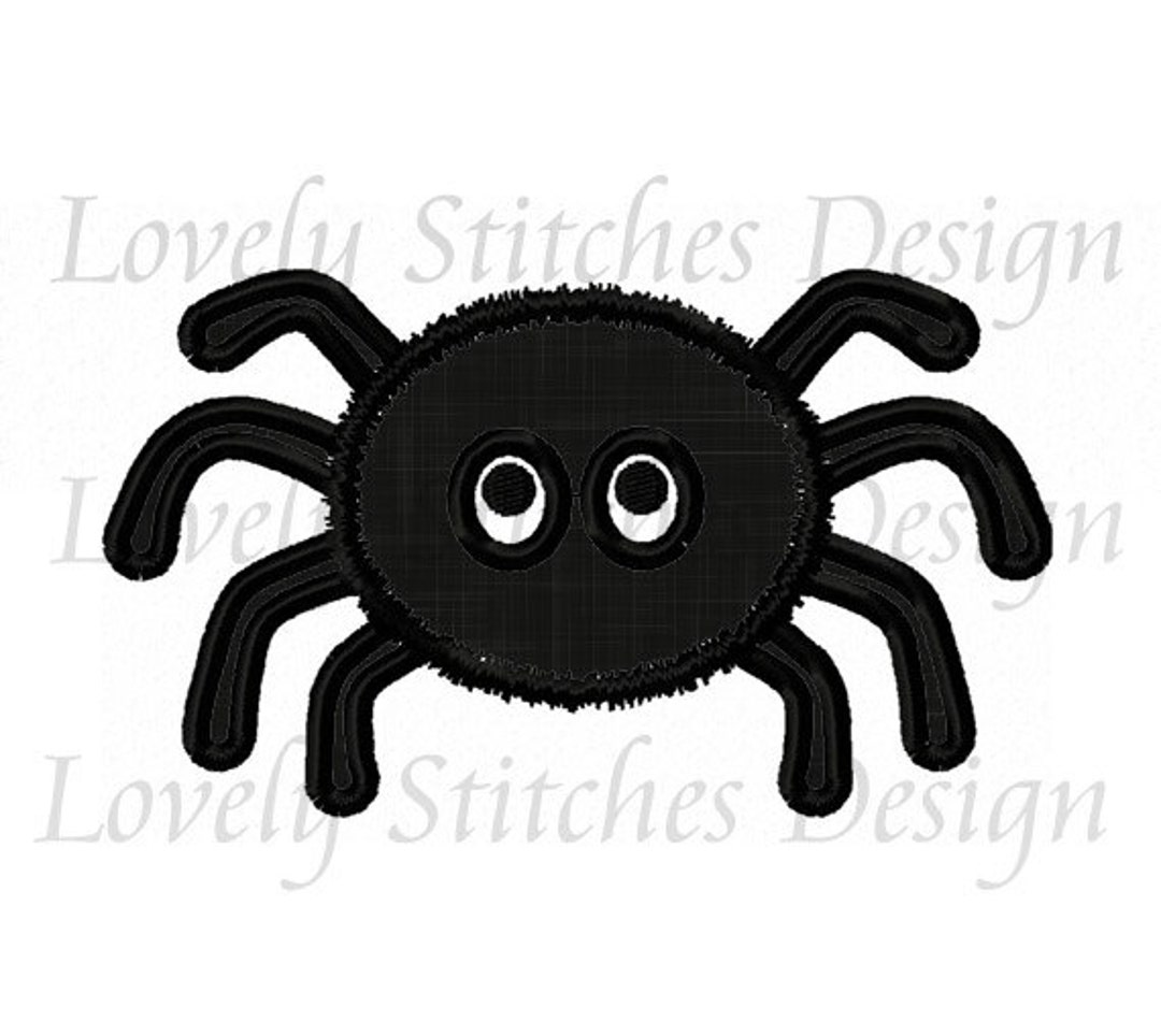 Halloween Spider Applique Machine Embroidery Design NO:0237 - Etsy