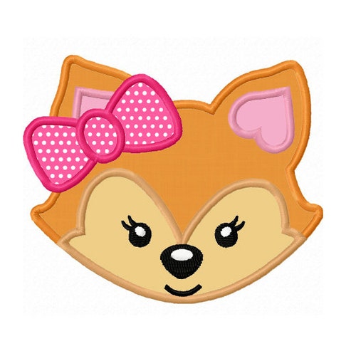 Fawn Applique Machine Embroidery Design NO:0100 - Etsy