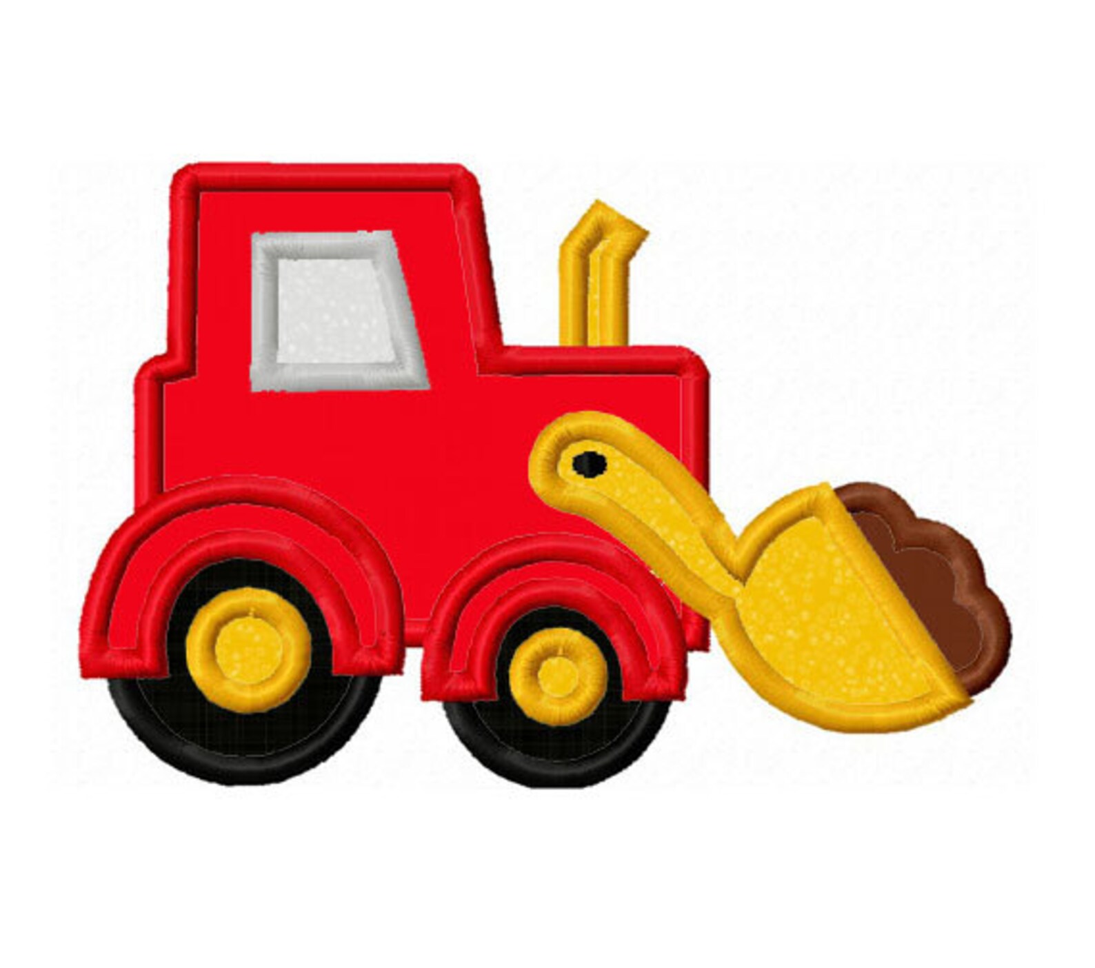 Bulldozer Applique Machine Embroidery Design NO:0168 - Etsy