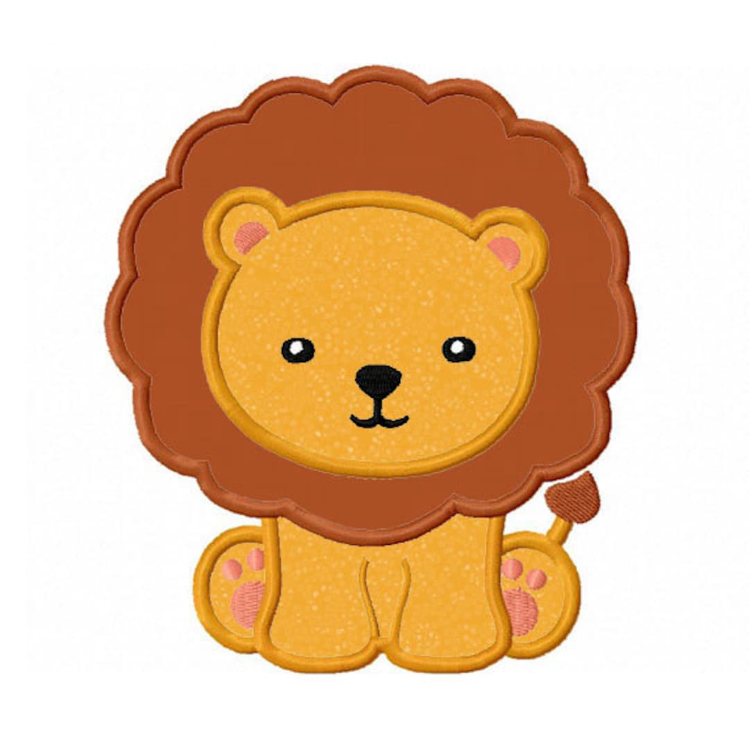 Lion Baby Applique Machine Embroidery Design NO:0161 - Etsy
