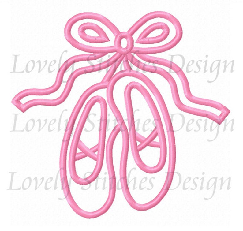 Ballet Shoes Applique Machine Embroidery Design NO:0533 - Etsy