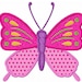 Spring Butterfly Applique Machine Embroidery Design NO:0024 - Etsy