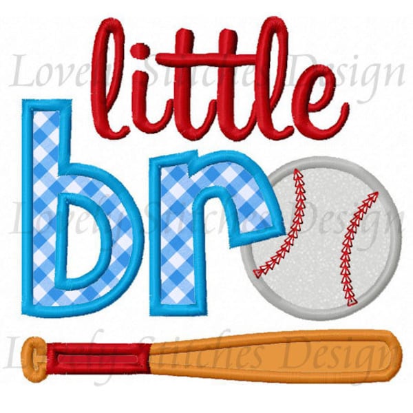 Little Brother Machine Embroidery Design - Etsy