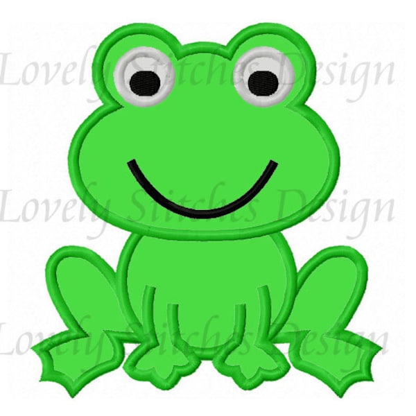 Frog Applique - Etsy