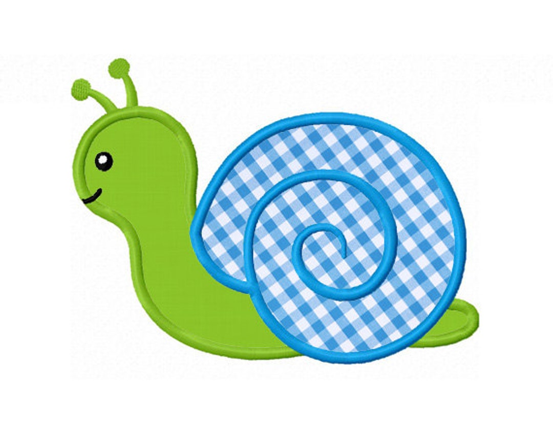 Snail Applique Machine Embroidery Design NO:0152 - Etsy
