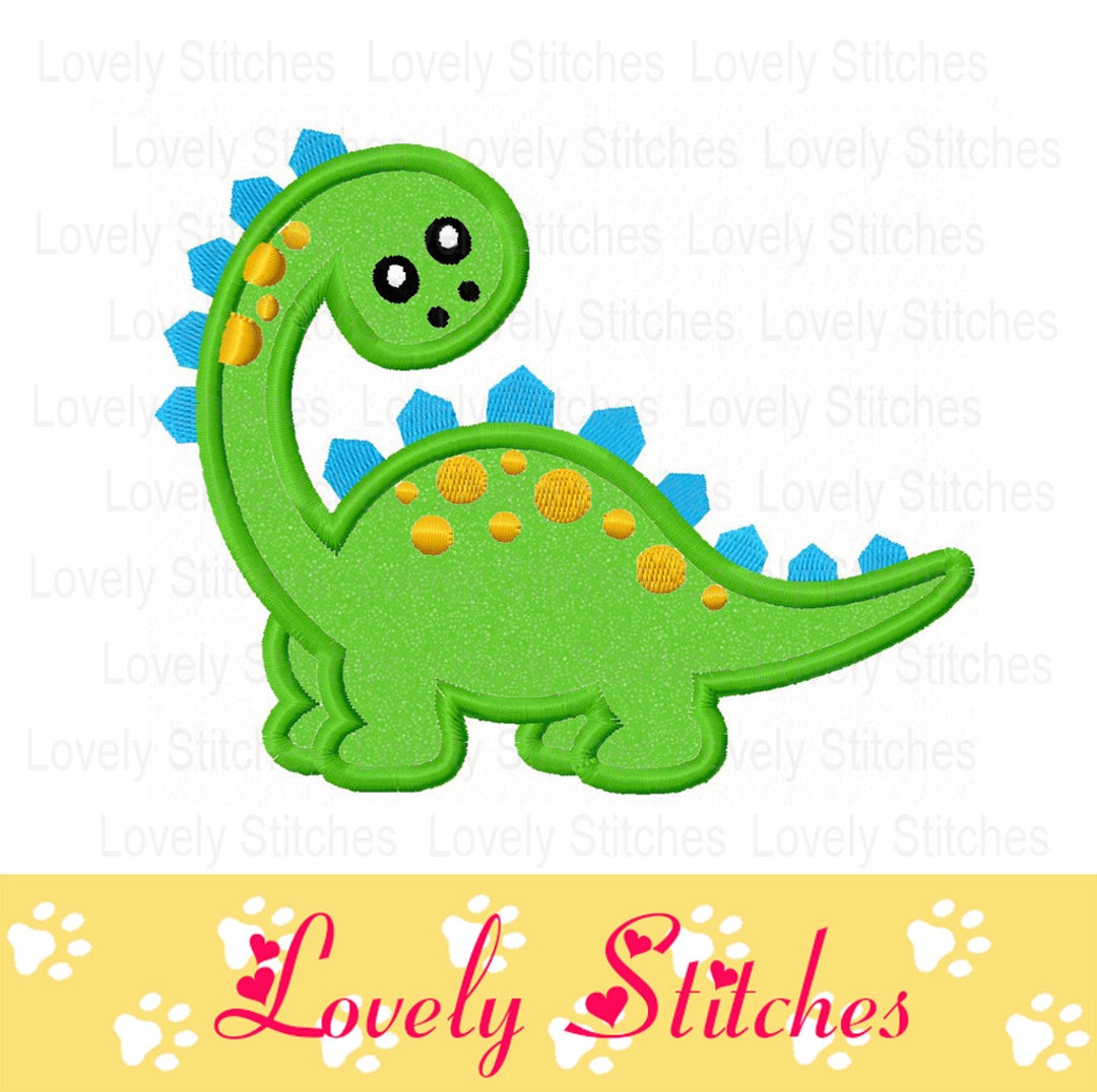 Dinosaur Embroidery,stegosaurus Applique,stegosaurus Embroidery Design ...