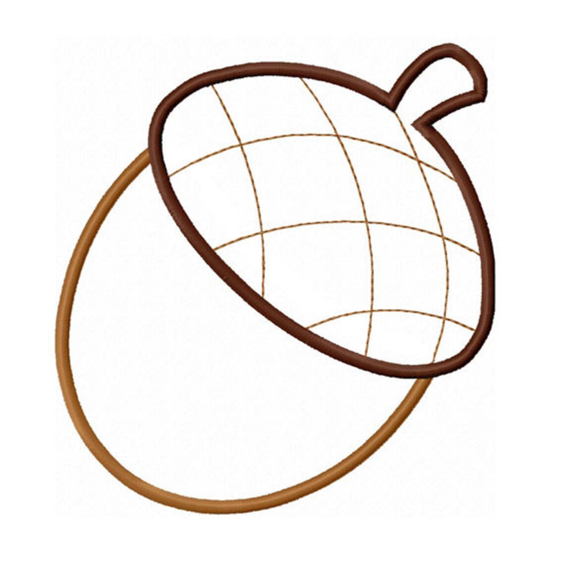 Acorn Applique Machine Embroidery Design NO:0083 - Etsy