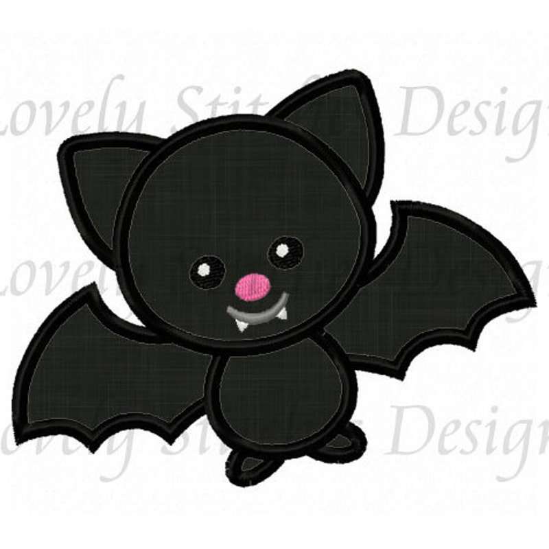 Bat Applique - Etsy