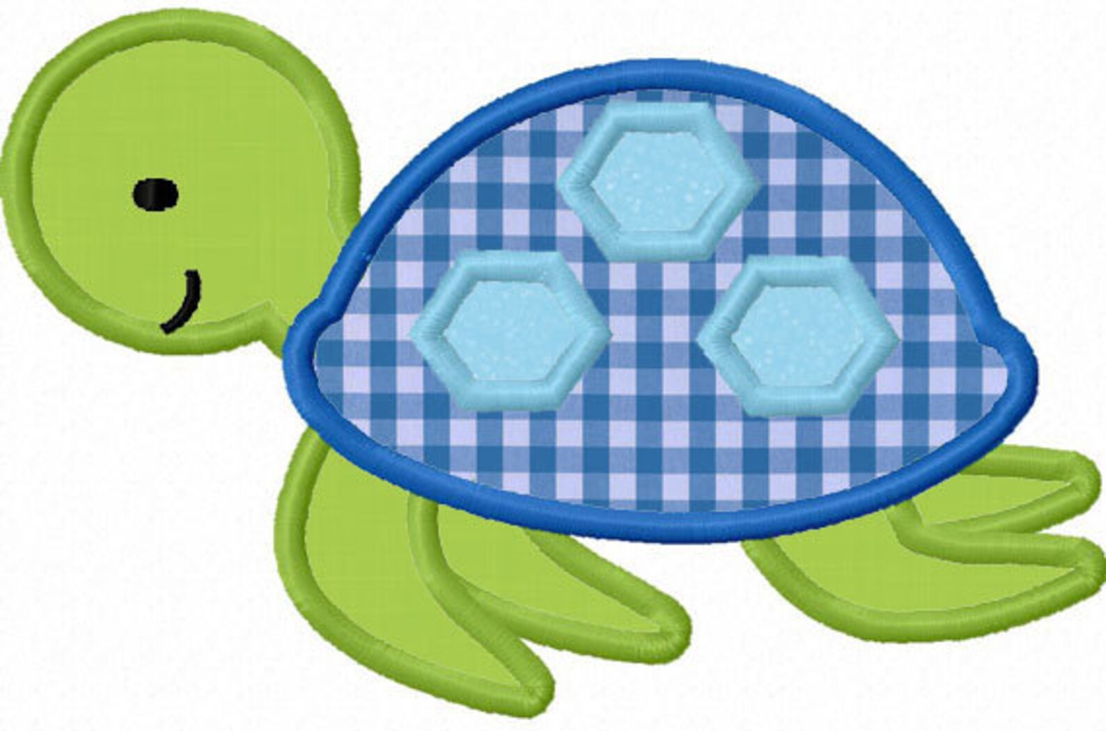 Turtle Boy Applique Machine Embroidery Design NO:0021 - Etsy