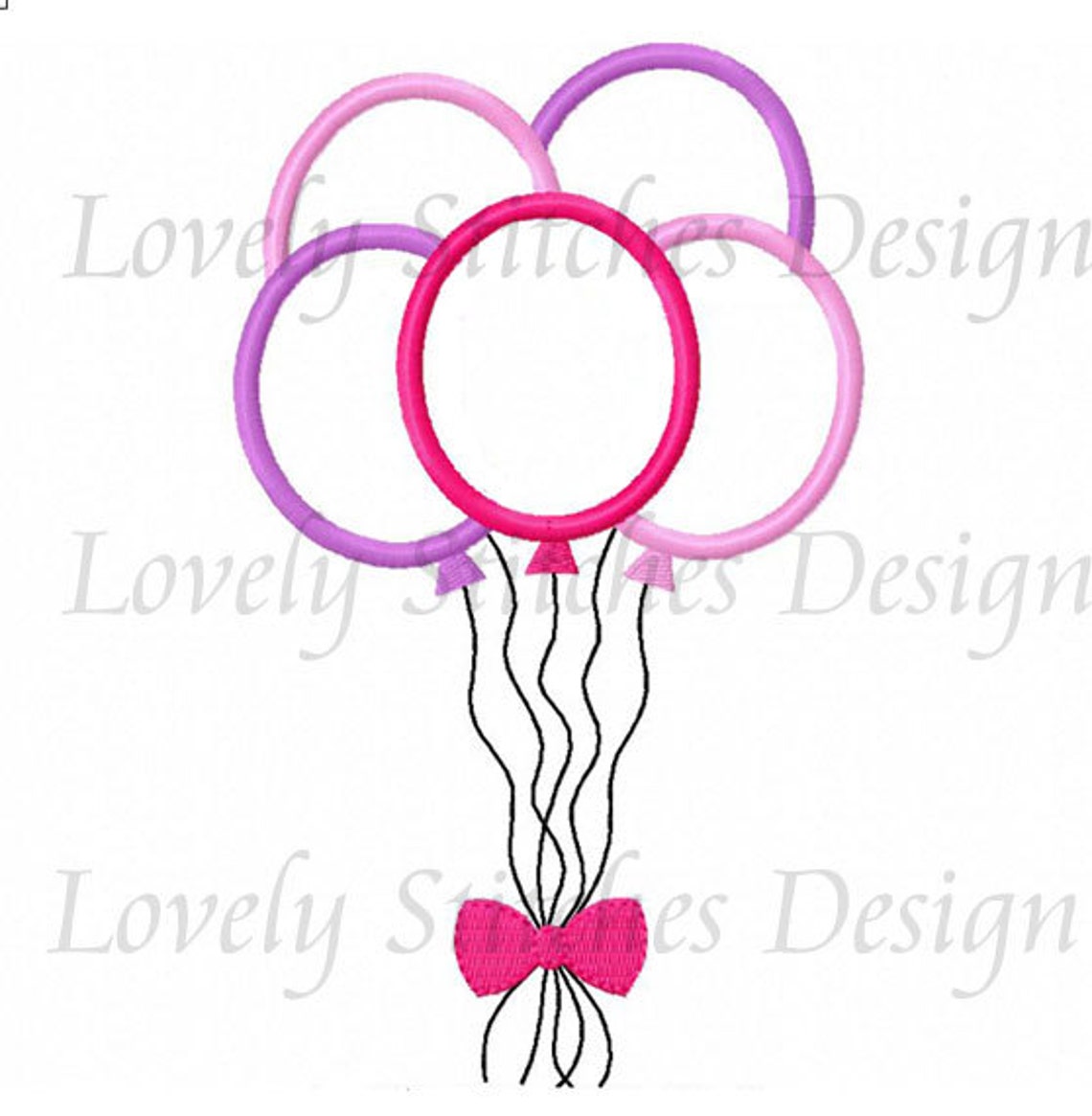 Balloon Applique,balloon Embroidery,machine Embroidery Design NO:0514 ...