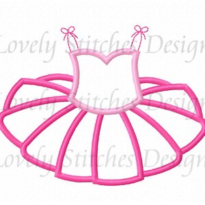 Ballet TUTU Applique Machine Embroidery Design NO:0532 - Etsy