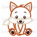 Baby Fox Applique Machine Embroidery Design NO:0509 - Etsy