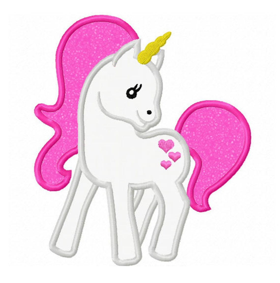 Pony Applique Machine Embroidery Design NO:0184 - Etsy