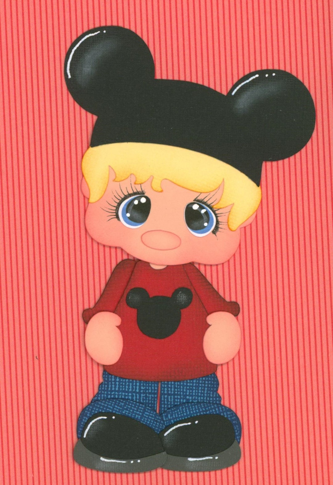 Disney Kids Light Blond Hair BOY for Scrapbook Pages, Layouts, Cards ...