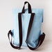 Backpack Light Blue Hipster Backpack Rucksack Cycling Bag Everyday ...
