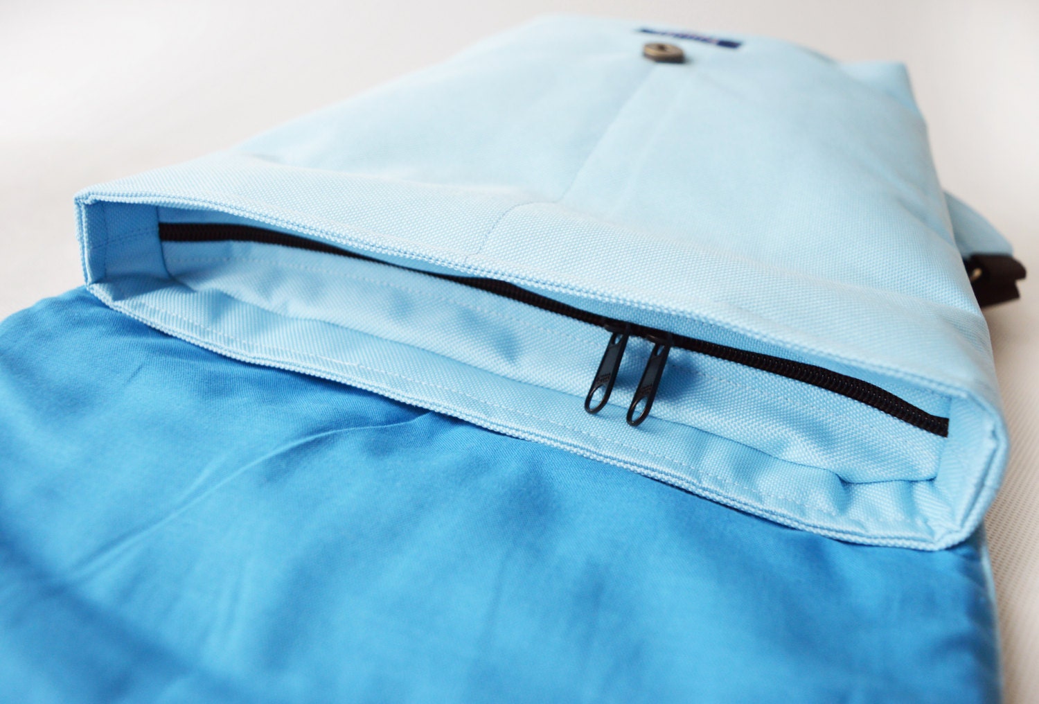 Backpack Light Blue Hipster Backpack Rucksack Cycling Bag Everyday ...