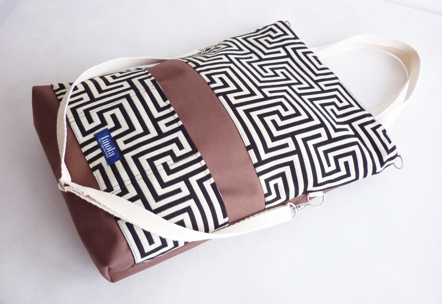 Large Fold Over Canvas Tote Bag Shopping Bag Casual Fold Over - Etsy